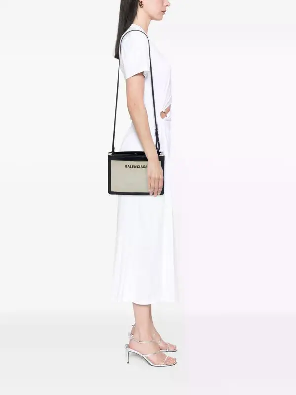 Balenciaga Canvas Pochette Crossbody Bag