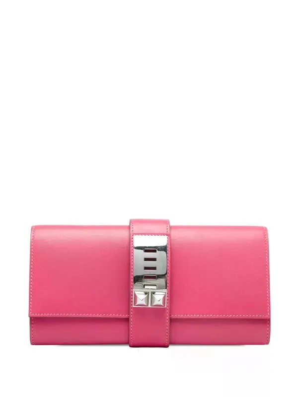 Hermès Tadelakt Medor 23 Clutch Bag - Pink