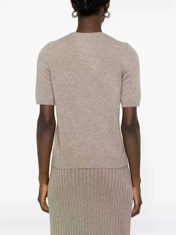 Eric Bompard Short-sleeved Knitted T-shirt
