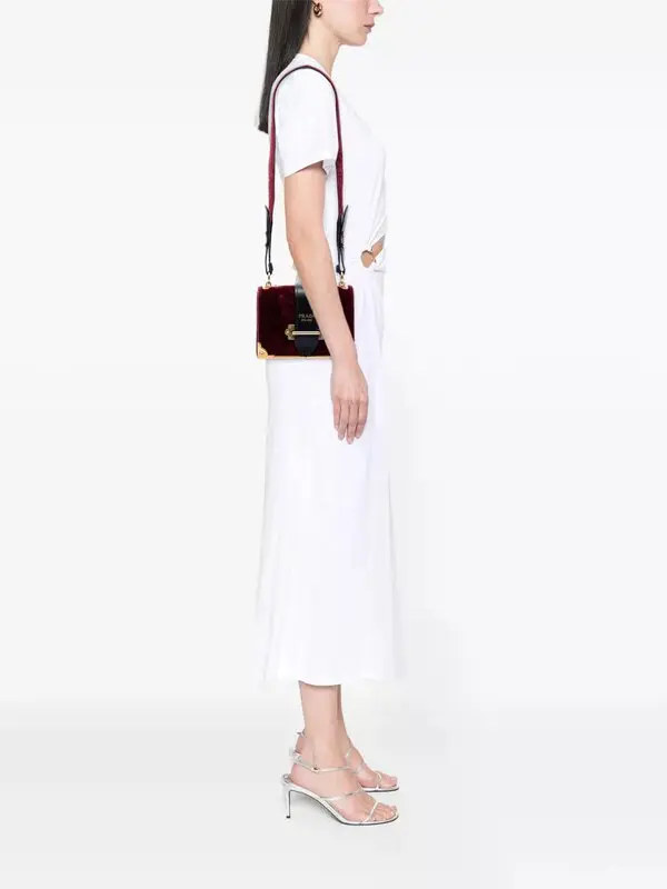 Prada Velvet Cahier Crossbody Bag