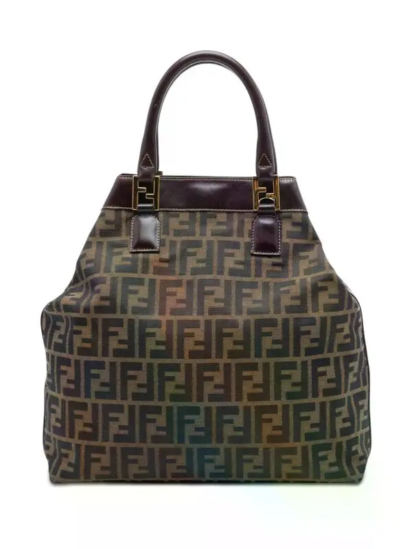 Fendi 20th Century Zucca Canvas Tote Bag