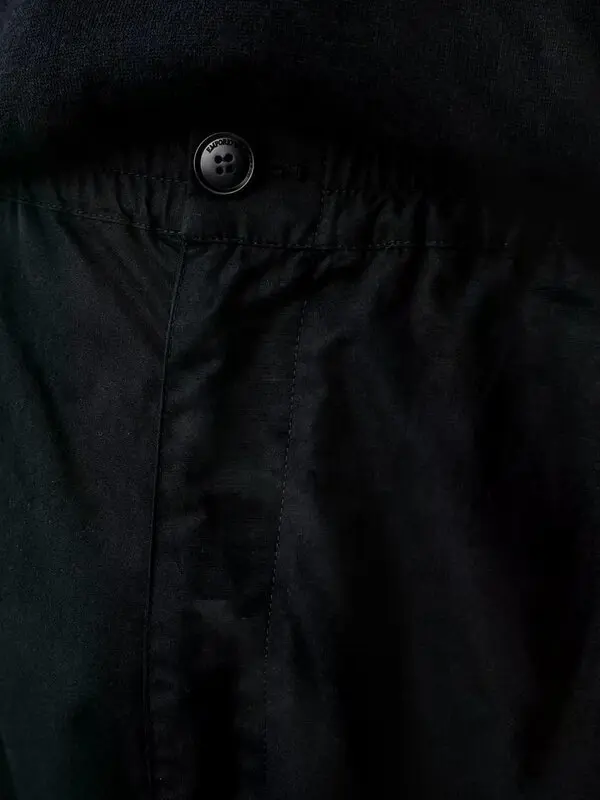 Emporio Armani Regular Fit Cotton Poplin Trousers