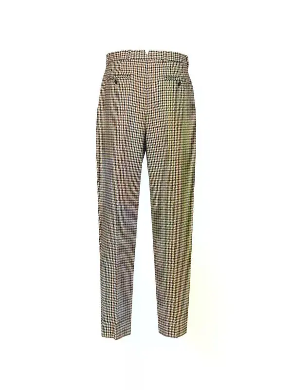Emporio Armani Tartan-check Pleated Trousers