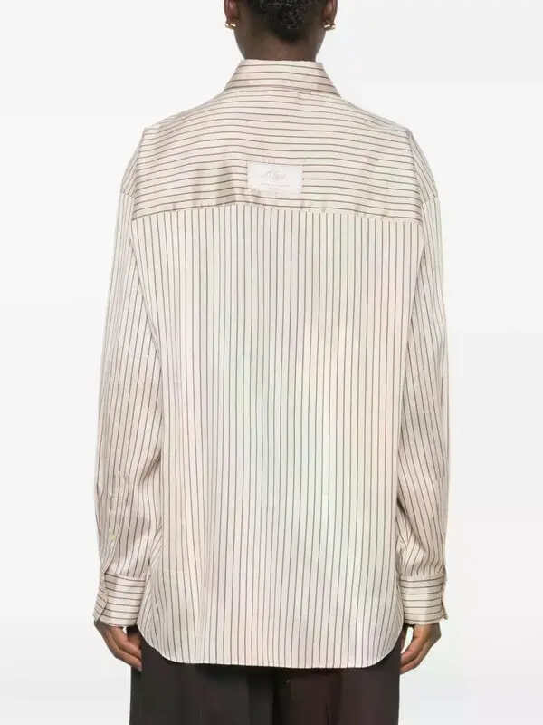 ALYSI Striped Long Sleeve Shirt