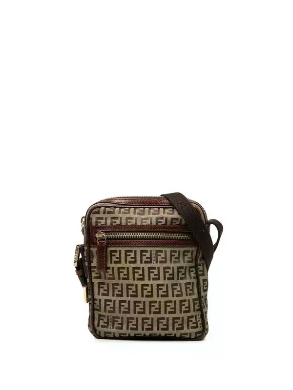 Fendi Zucchino Canvas Crossbody Bag