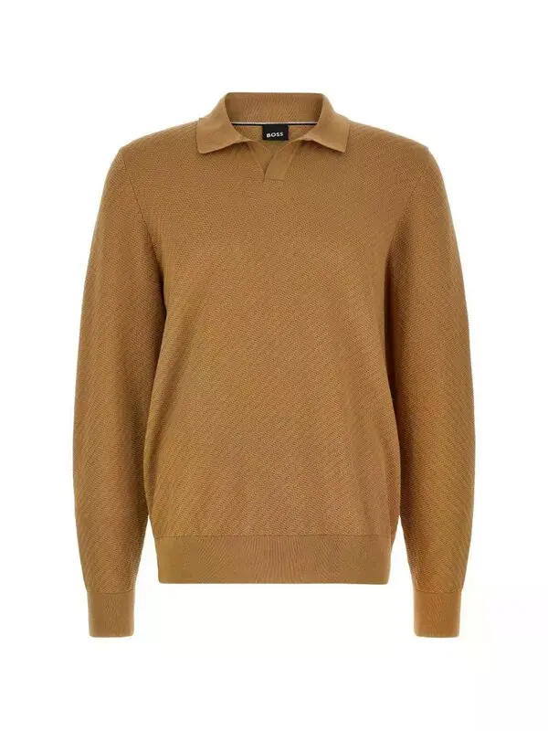 BOSS Lomarino Diagonal-knit Sweatshirt