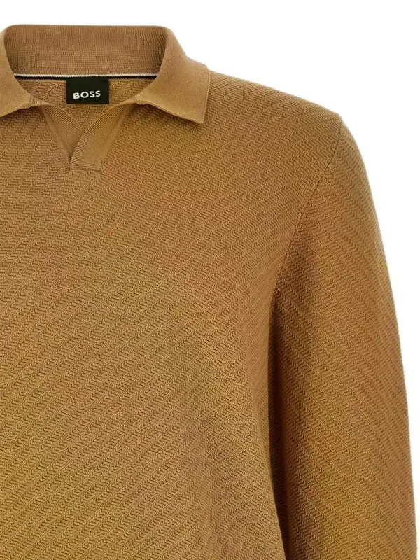 BOSS Lomarino Diagonal-knit Sweatshirt