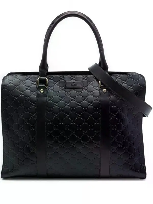 Gucci 2016-2026 Medium Guccissima Briefcase Business Bag