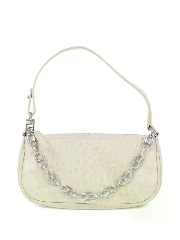 By Far Mini Rachel Crocodile-effect Leather Shoulder-bag