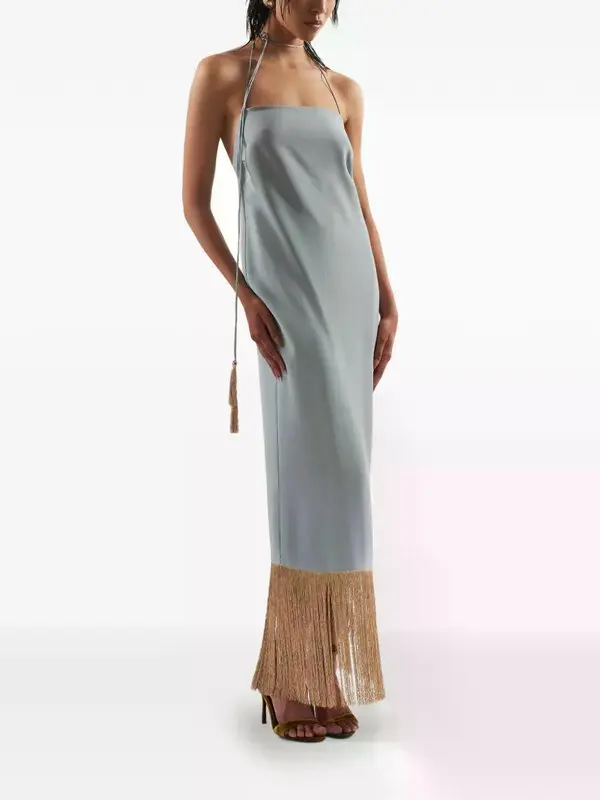 TALLER MARMO Starlet Tassel Midi Dress