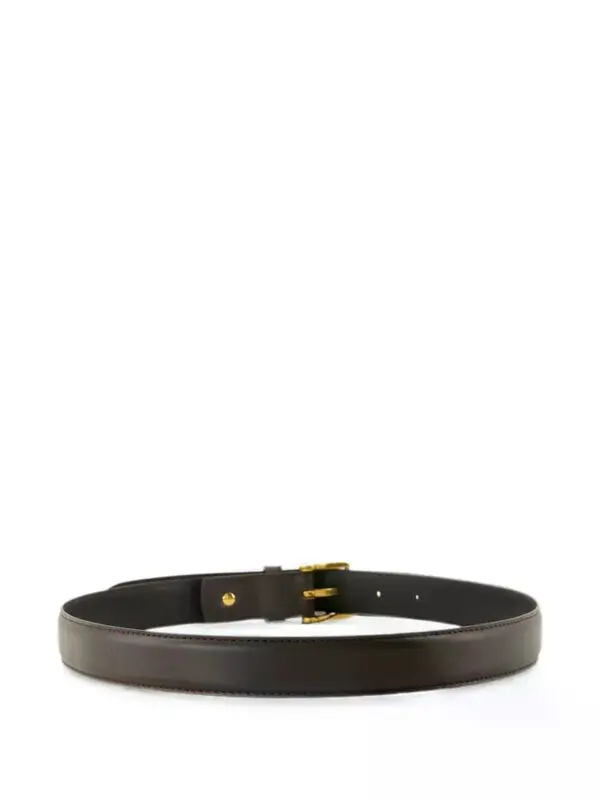 AMI Paris De Coeur Leather Belt