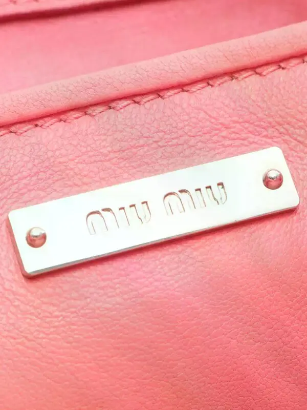 Miu Miu Matelasse Nappa Crystal Satchel