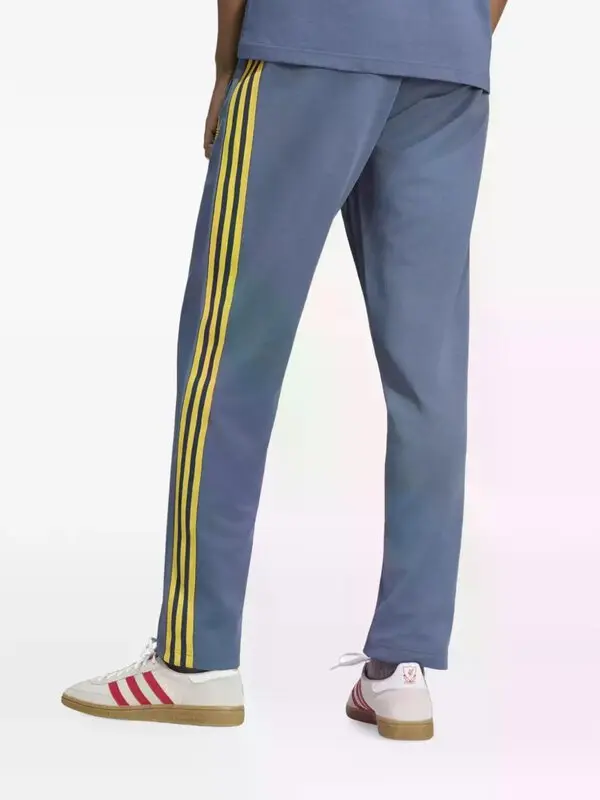 Adidas Logo-embroidered Side-stripe Track Pants
