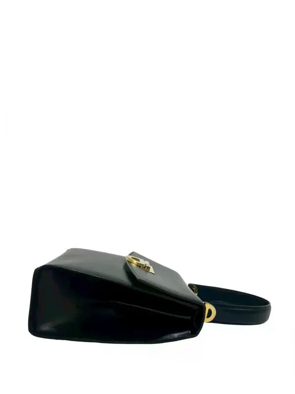 Celine 2004 Leather Top Handle Bag Satchel