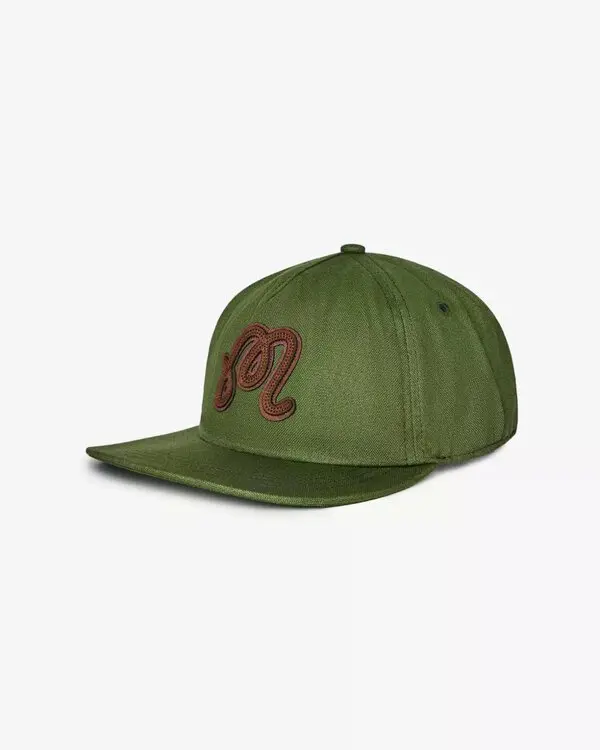 MALBON Velasco Snapback Logo-patch Cap