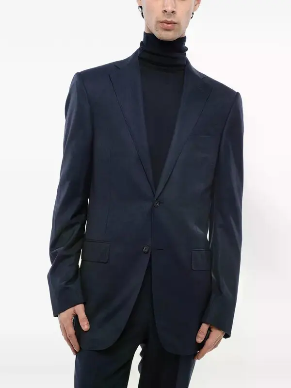 Corneliani Single-breasted Wool Blazer