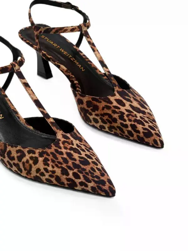 STUART WEITZMAN Vinnie Leopard-print Pumps