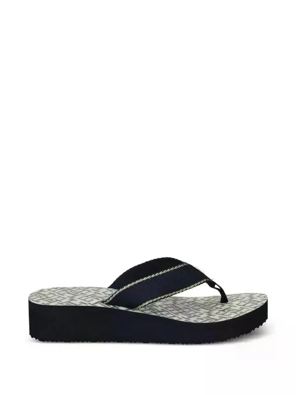 Tommy Hilfiger Monogram Platform Flip-flops