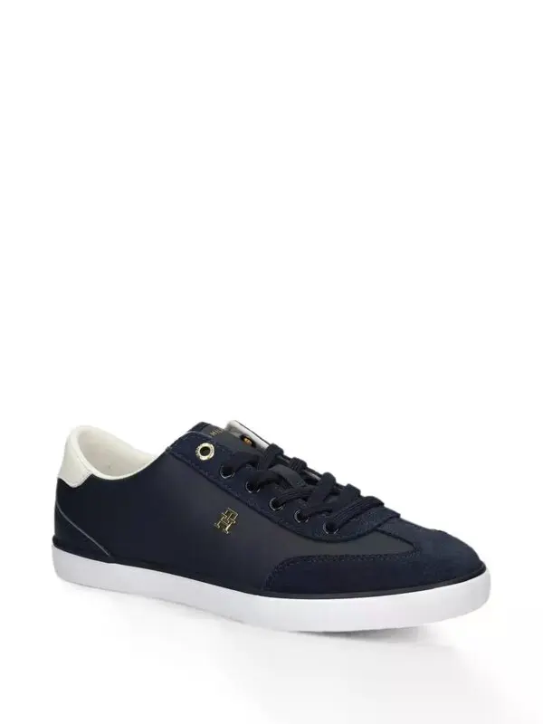 Tommy Hilfiger Logo-plaque Suede-panel Sneakers