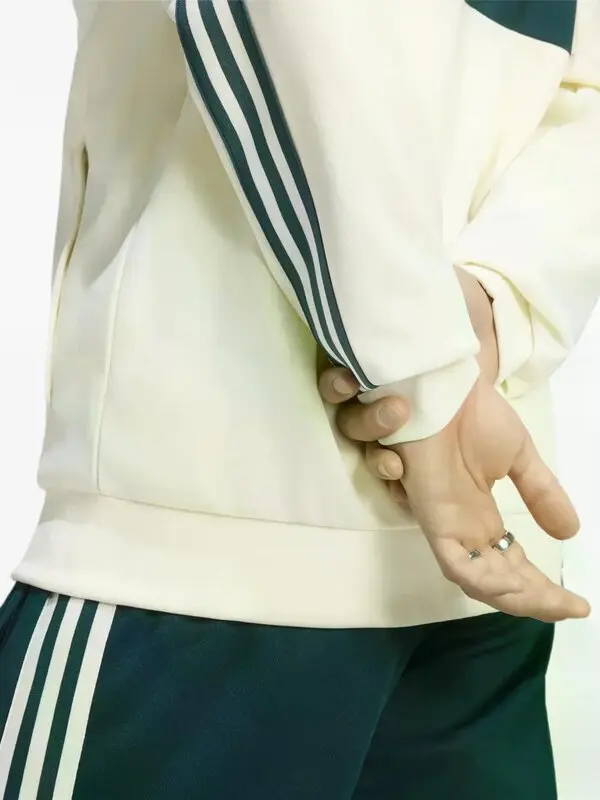 Adidas Real Madrid Logo-embroidered Zip-up Jacket