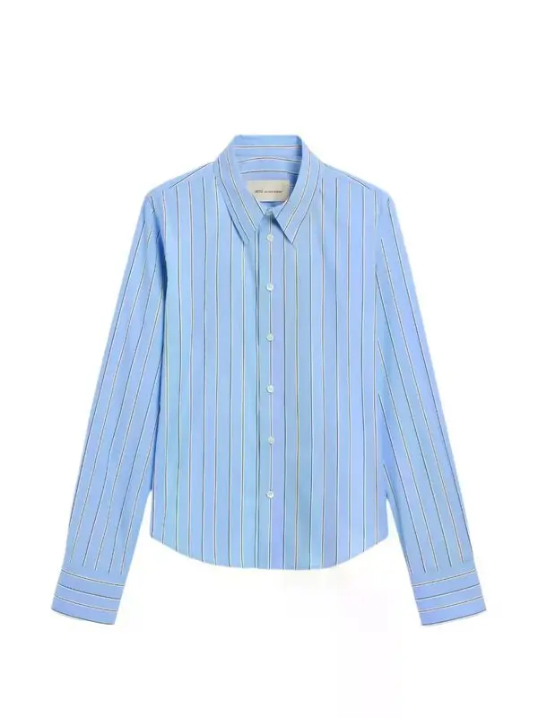 AMI Paris Vertical-stripe Shirt