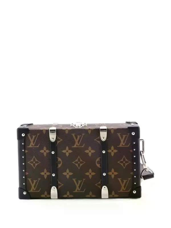 LOUIS VUITTON Wallet Trunk Macassar Monogram Canvas Clutch Bag