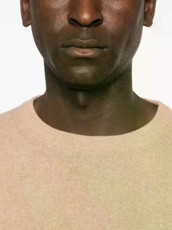 Canali Crew-neck Ribbed-trim Sweater