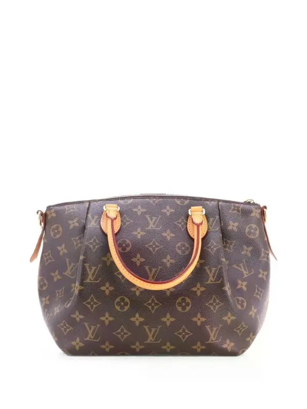 LOUIS VUITTON Monogram Canvas Pm Satchel Handbag - Brown