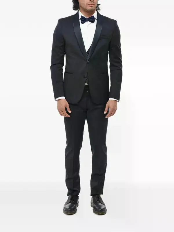 Corneliani Satin Shawl-lapel Three-piece Suit