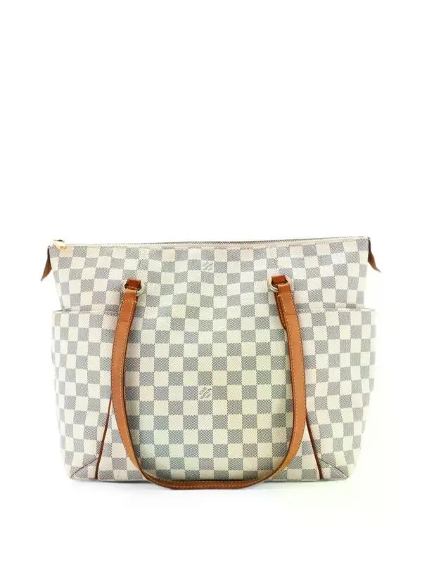 LOUIS VUITTON Totally Handbag Damier Gm Shoulder Bag - White