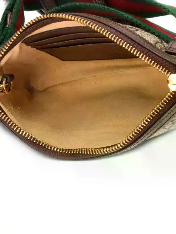 Gucci Ophidia Heart Utility Double Gg Coated Canvas Belt Bag