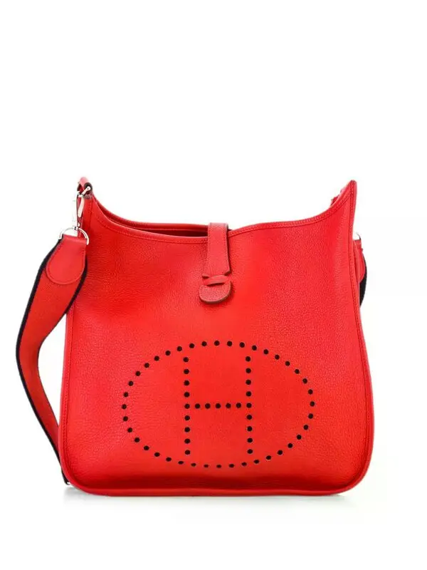 Hermès Evelyne Gm Crossbody Bag - Red