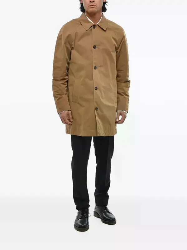 Corneliani Raglan-sleeve Button-up Coat