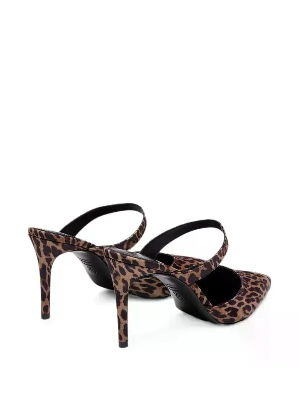 STUART WEITZMAN Power Leopard-print Mules