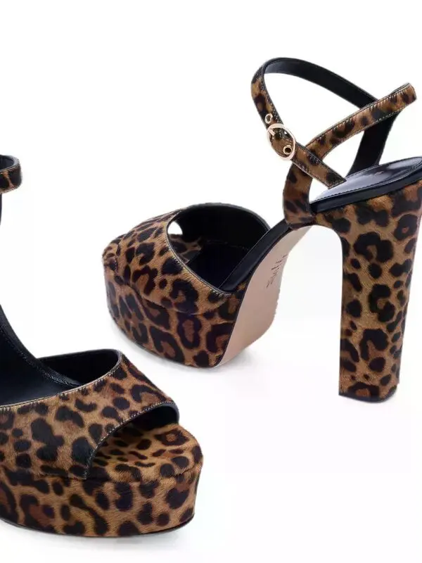 STUART WEITZMAN Leopard-print Platform Sandals
