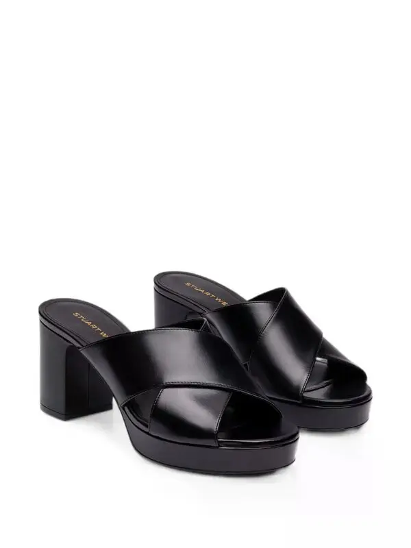 STUART WEITZMAN Dayna Crossover-straps Platform Sandals