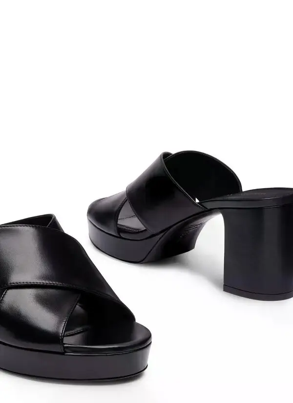 STUART WEITZMAN Dayna Crossover-straps Platform Sandals
