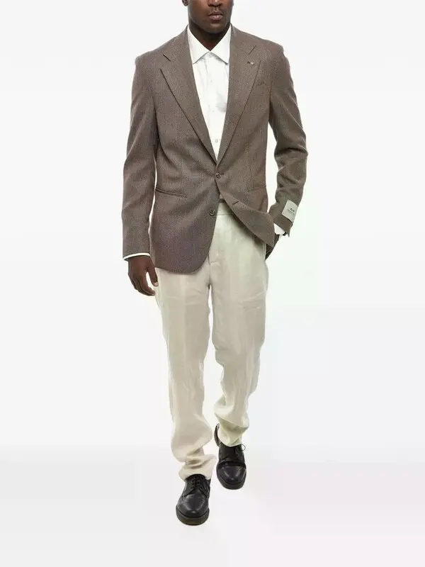 Corneliani Virgin Wool Jetted-pocket Blazer