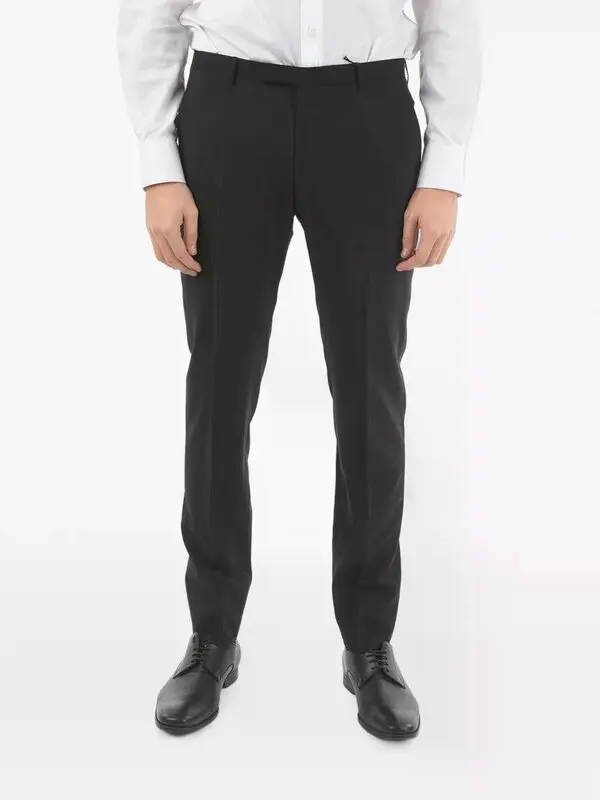 Corneliani Flat-front Jetted-pocket Trousers