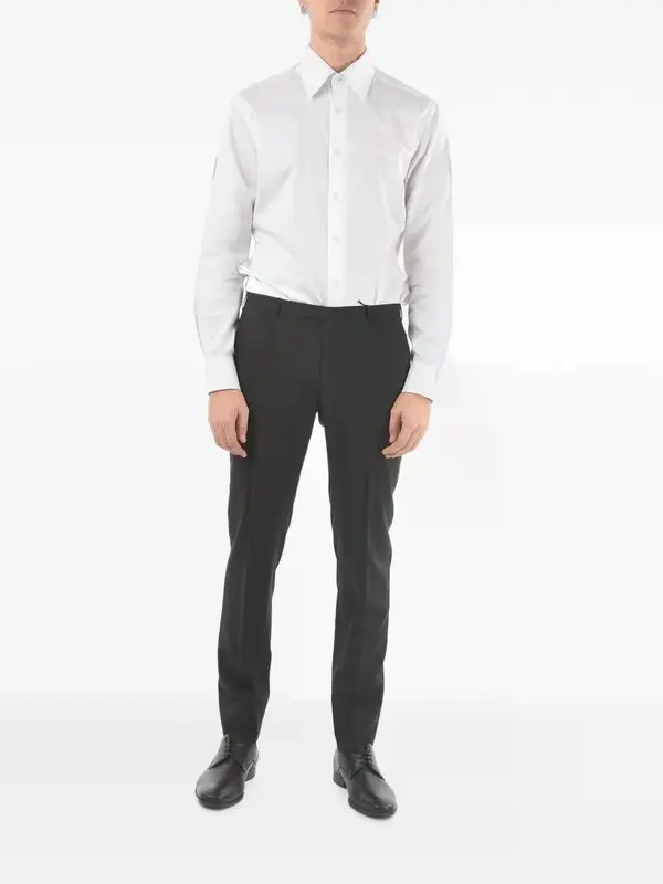 Corneliani Flat-front Jetted-pocket Trousers