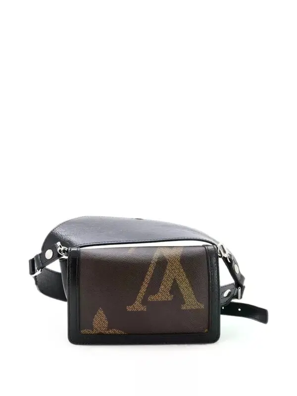 LOUIS VUITTON Dauphine Bumbag Reverse Monogram Giant Belt Bag - Black