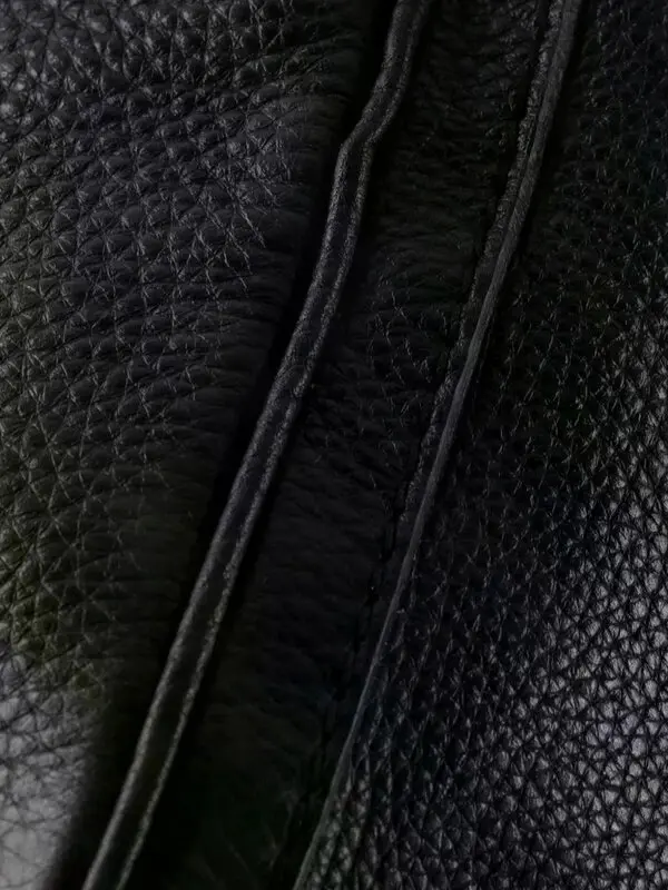 Gucci Vintage Web Boston Bag Leather Medium Satchel - Black