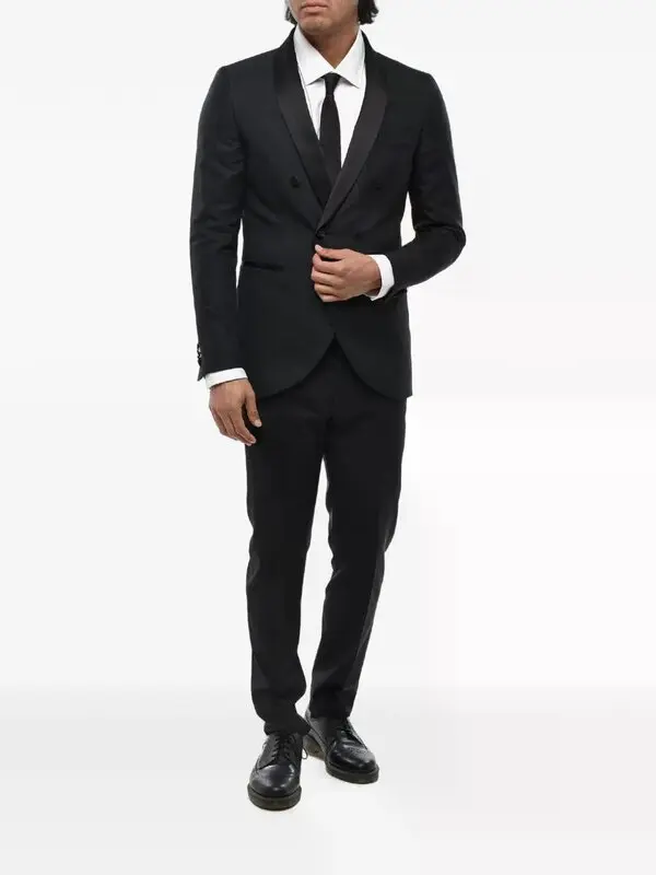 Corneliani Cc Collection Double-breasted Shawl-lapel Blazer