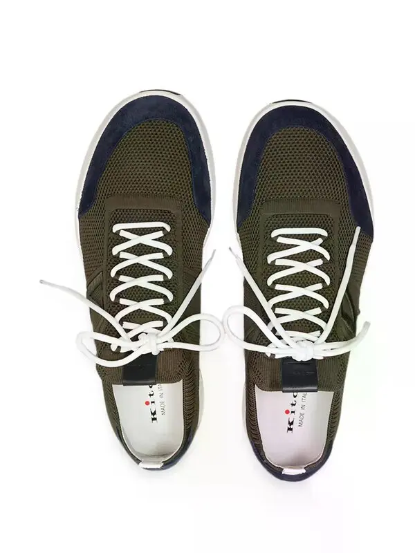 Kiton Knit Panelled Sneakers