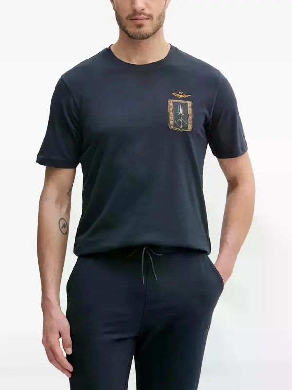 AERONAUTICA MILITARE Logo-print T-shirt