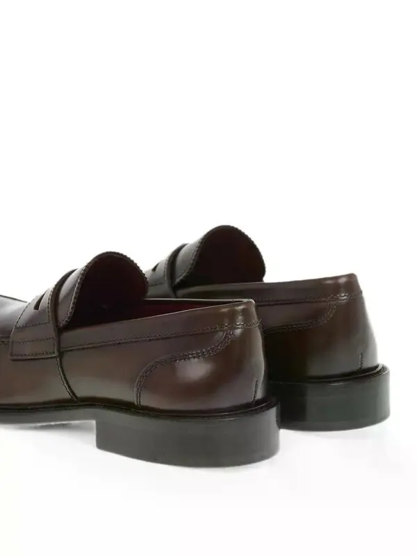 Corneliani Penny-slot Leather Loafers