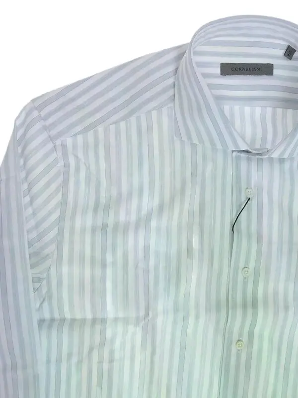 Corneliani Striped Long-sleeve Shirt