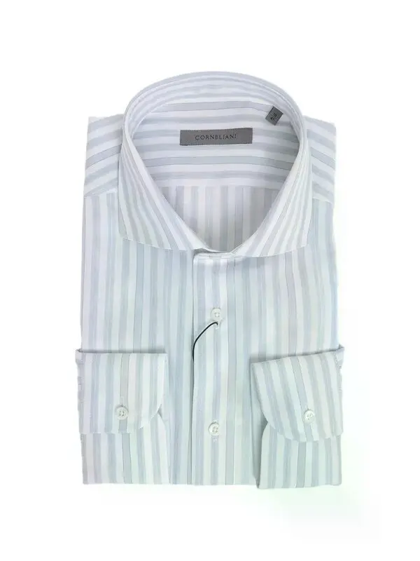 Corneliani Striped Long-sleeve Shirt