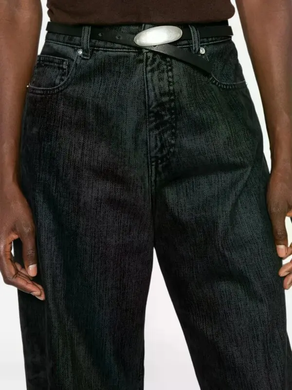 NINE:INTHE:MORNING Sofy Ergonomic Wide-leg Jeans