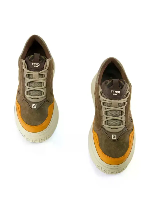 Fendi Force Ff-logo Sneakers